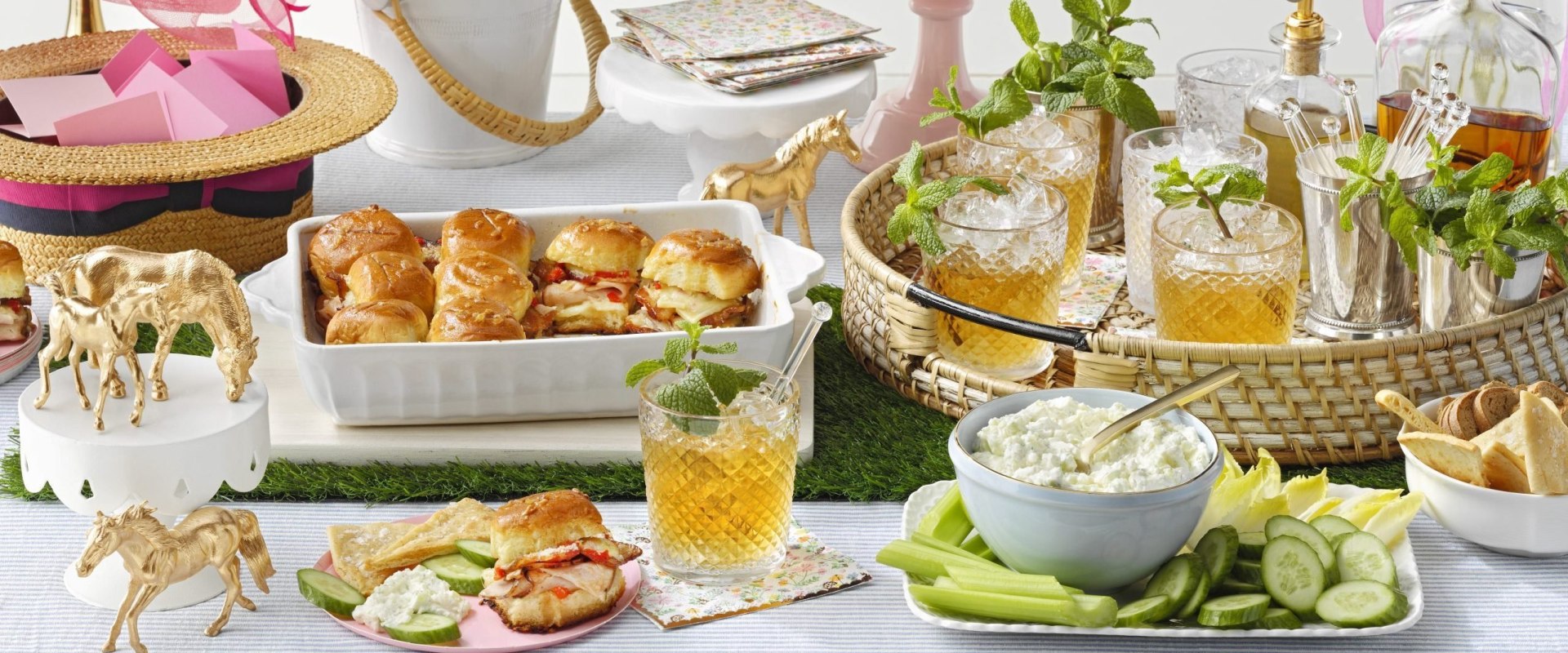 How to Host a Successful Race Night Party with a Faux Grass Table Runner